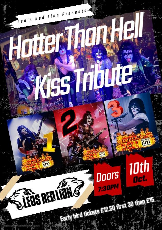 Hotter Than Hell - Kiss Tribute Live at Leos
