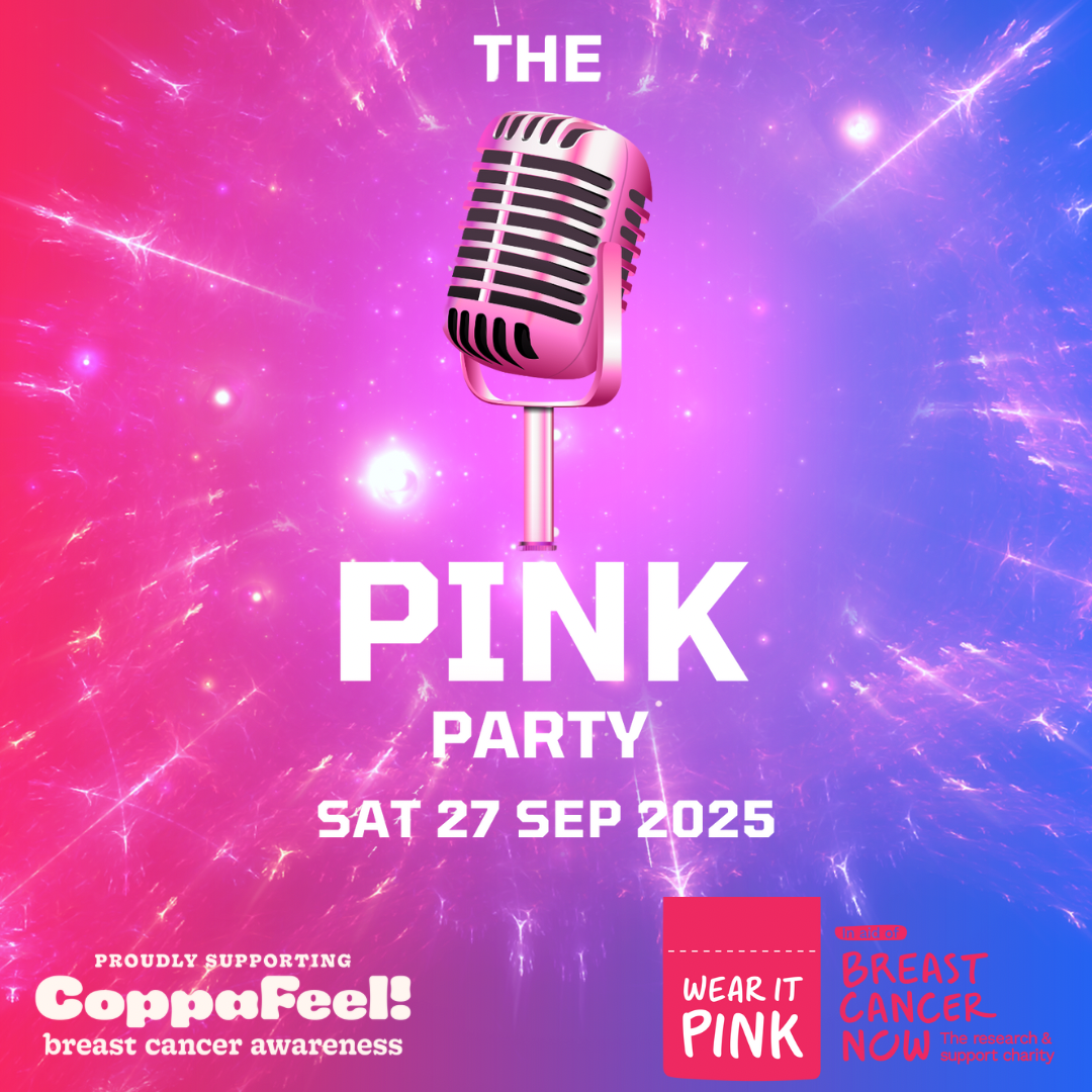 The Pink Party in aid of Breast Cancer Now and Coppafeel